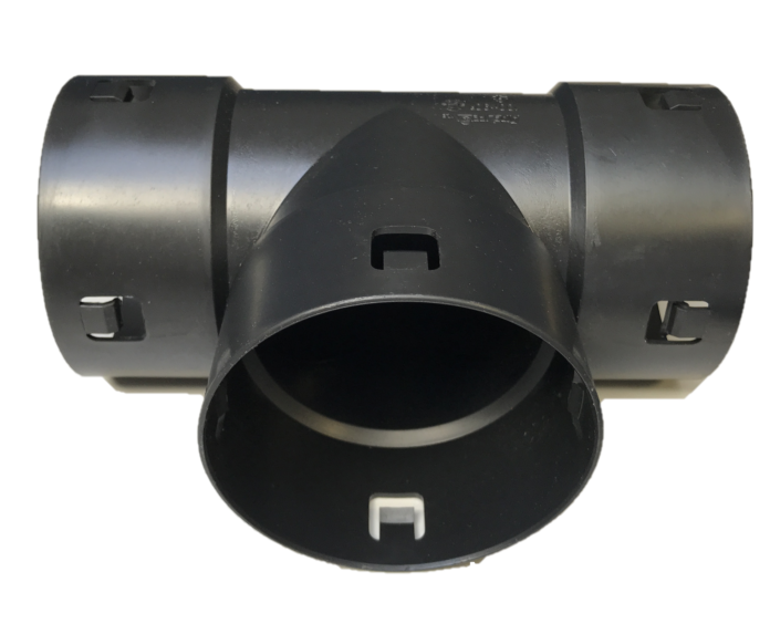 Baustoffe, Rohre & Drainage für Profis - T-Stueck Drainagerohr DN50